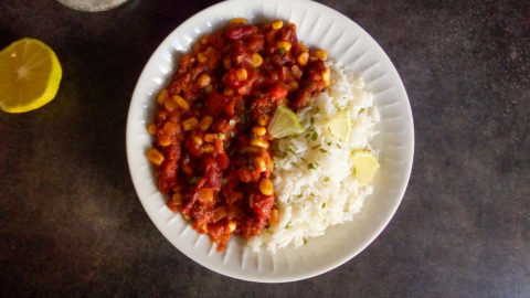 Haricots rouges façon chili vegan - Mes recettes - Système C